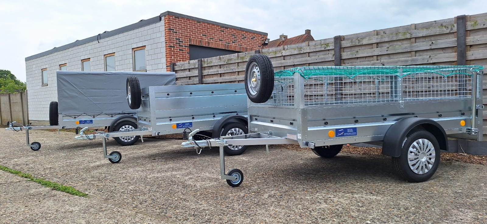 Aanhangwagen trailer remorque enkelas L236 x B129 x H70 | Aanhangwagens ...