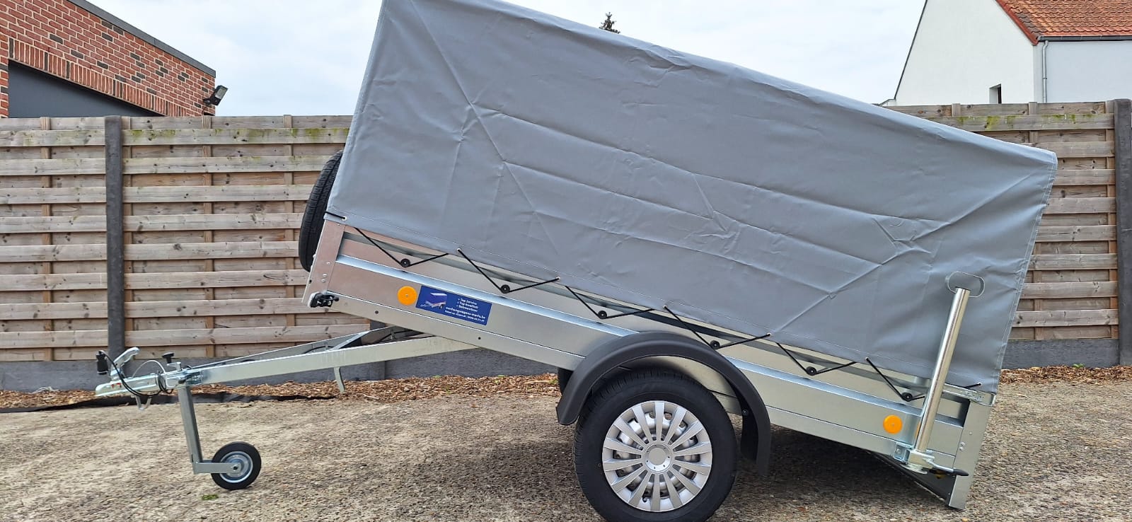 Aanhangwagen trailer remorque enkelas L236 x B129 x H70 | Aanhangwagens ...