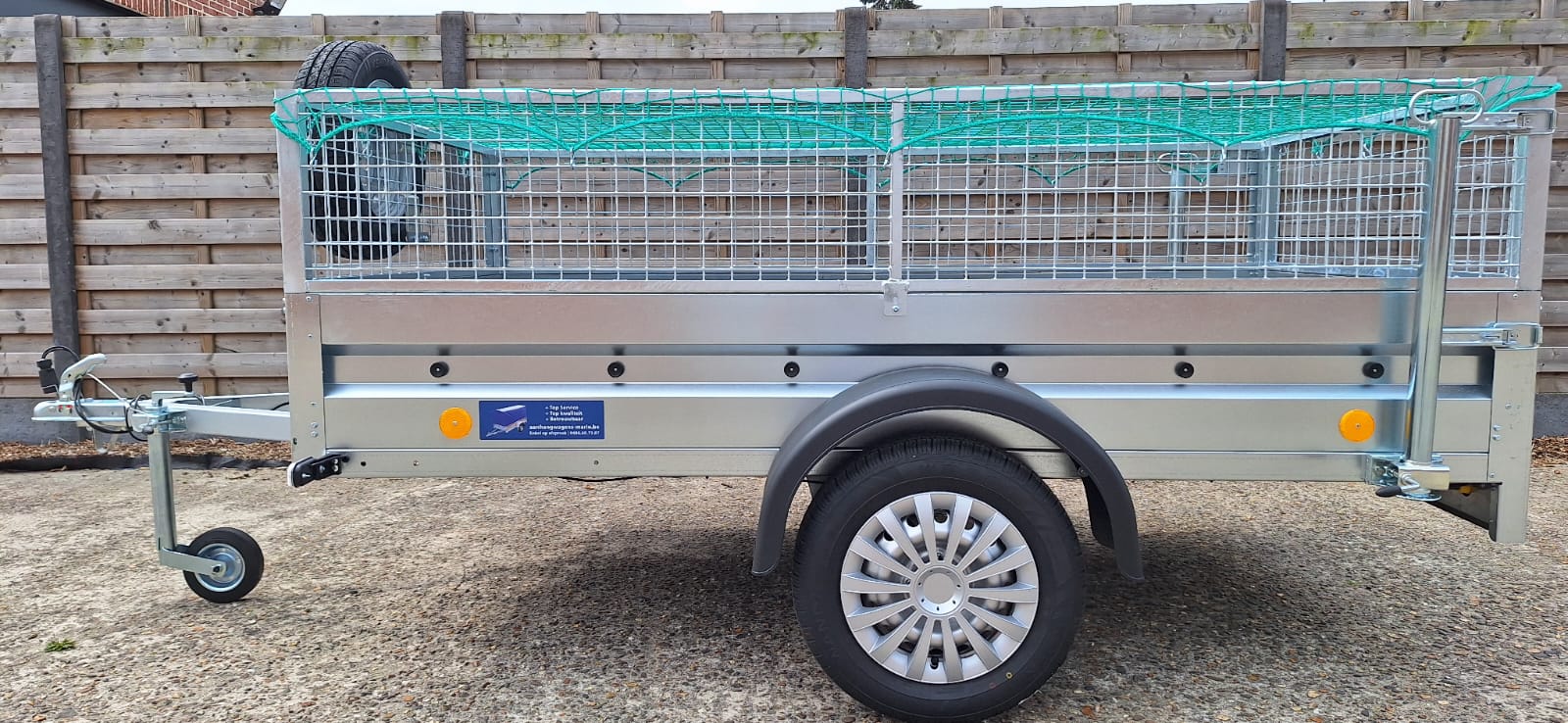 Aanhangwagen trailer remorque enkelas L236 x B129 x H70 | Aanhangwagens ...